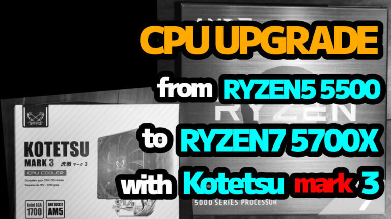 RYZEN5 5500からRYZEN7 5700Xに乗せ換えてみた | もえるごみぶろぐ